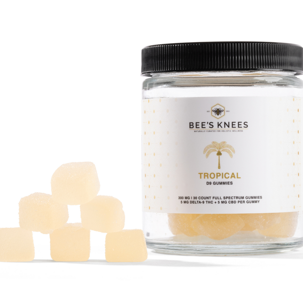 Bee’s Knees Wellness 1:1 D9 CBD Tropical Gummies – Hemped Park City